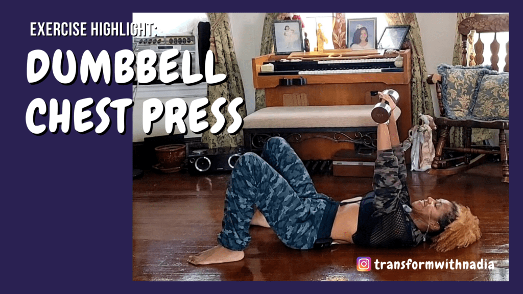 Dumbbell Chest Press Exercise Highlight (Video Included) - Nadia